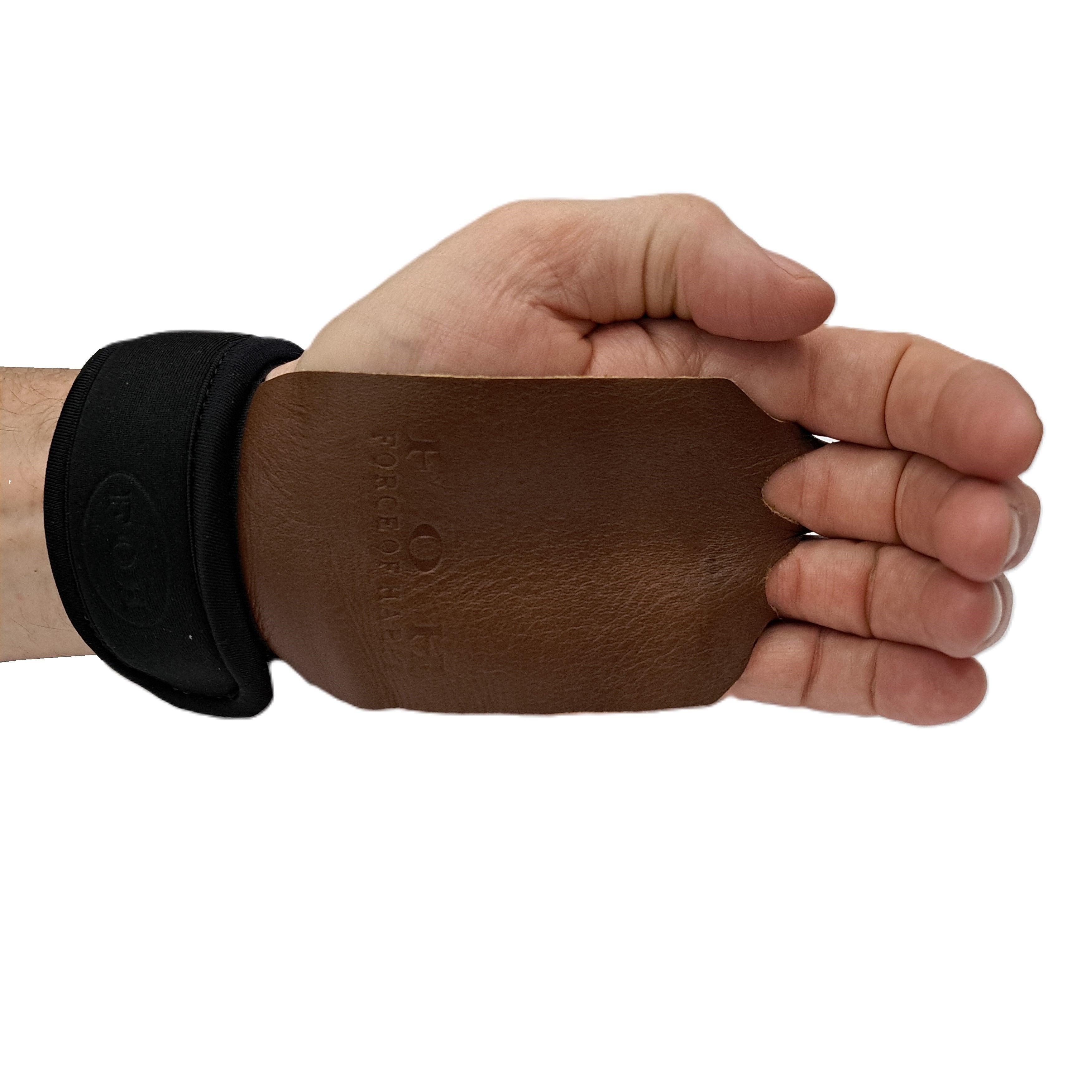 Goat Leather Gymnastics Grips with 2 Finger Hole – Force of Habit ...
