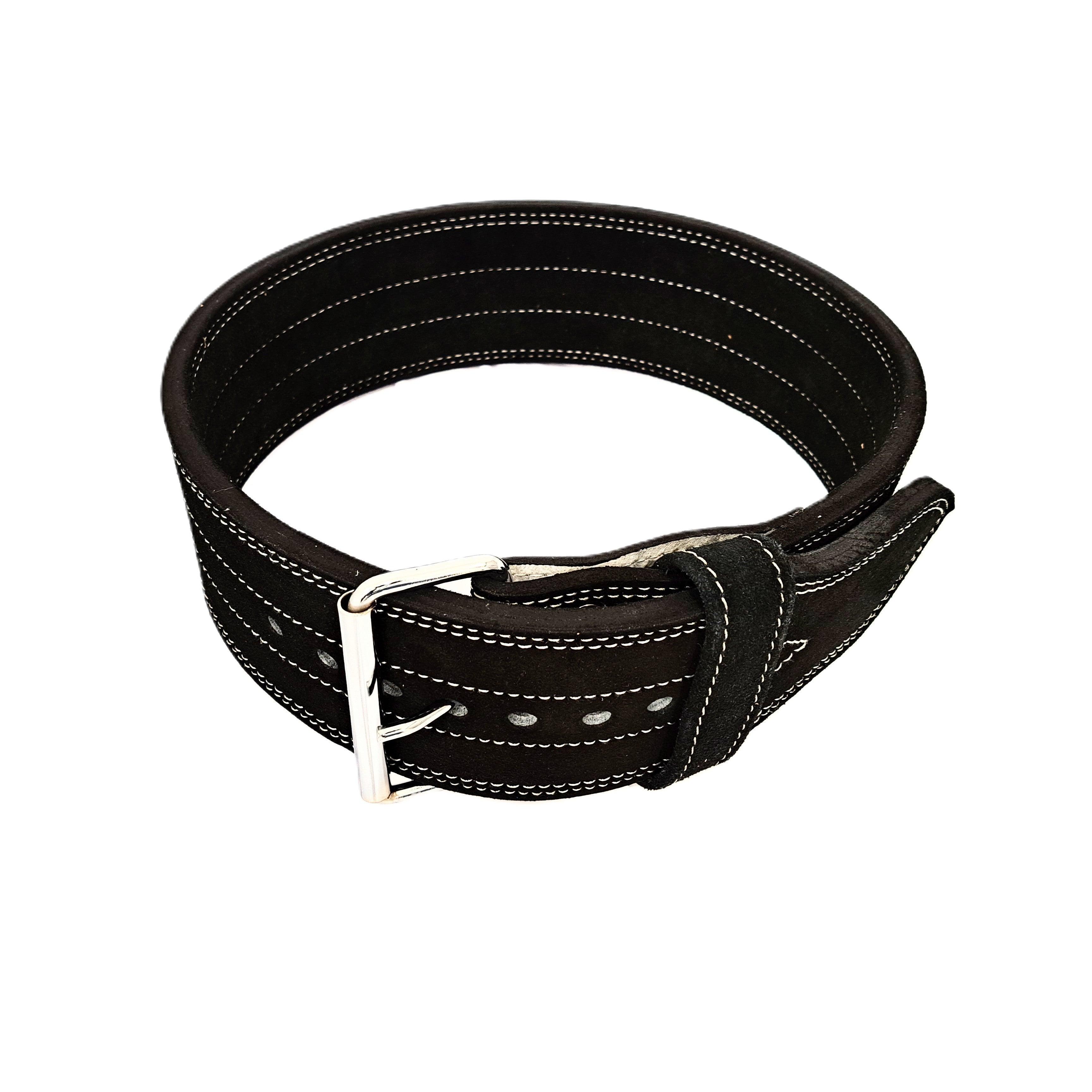 Single Prong 10 MM Suede Leather Powerlifting Weight Belt – Force of ...